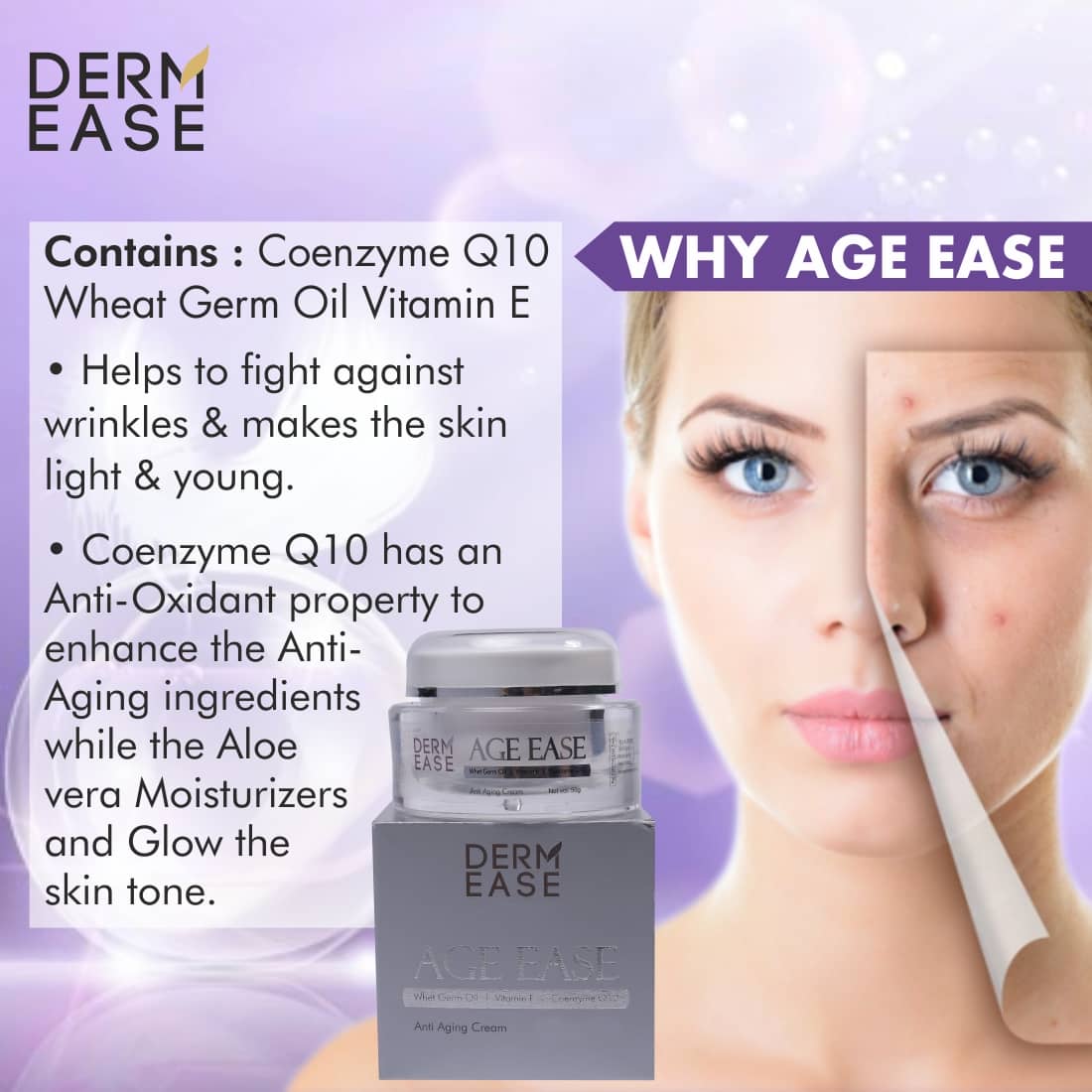 DERM EASE Age Ease Anti Aging Cream | YAXON BIOCARE PVT. LTD.