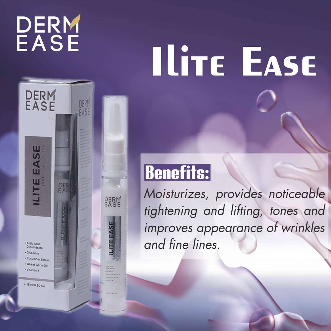 DERM EASE ILITE Ease Under Eye Cream | YAXON BIOCARE PVT. LTD.