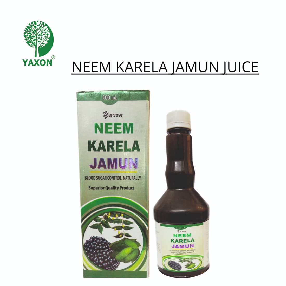YAXON NEEM KARELA JAMUN Ayurvedic Juice | YAXON BIOCARE PVT. LTD.