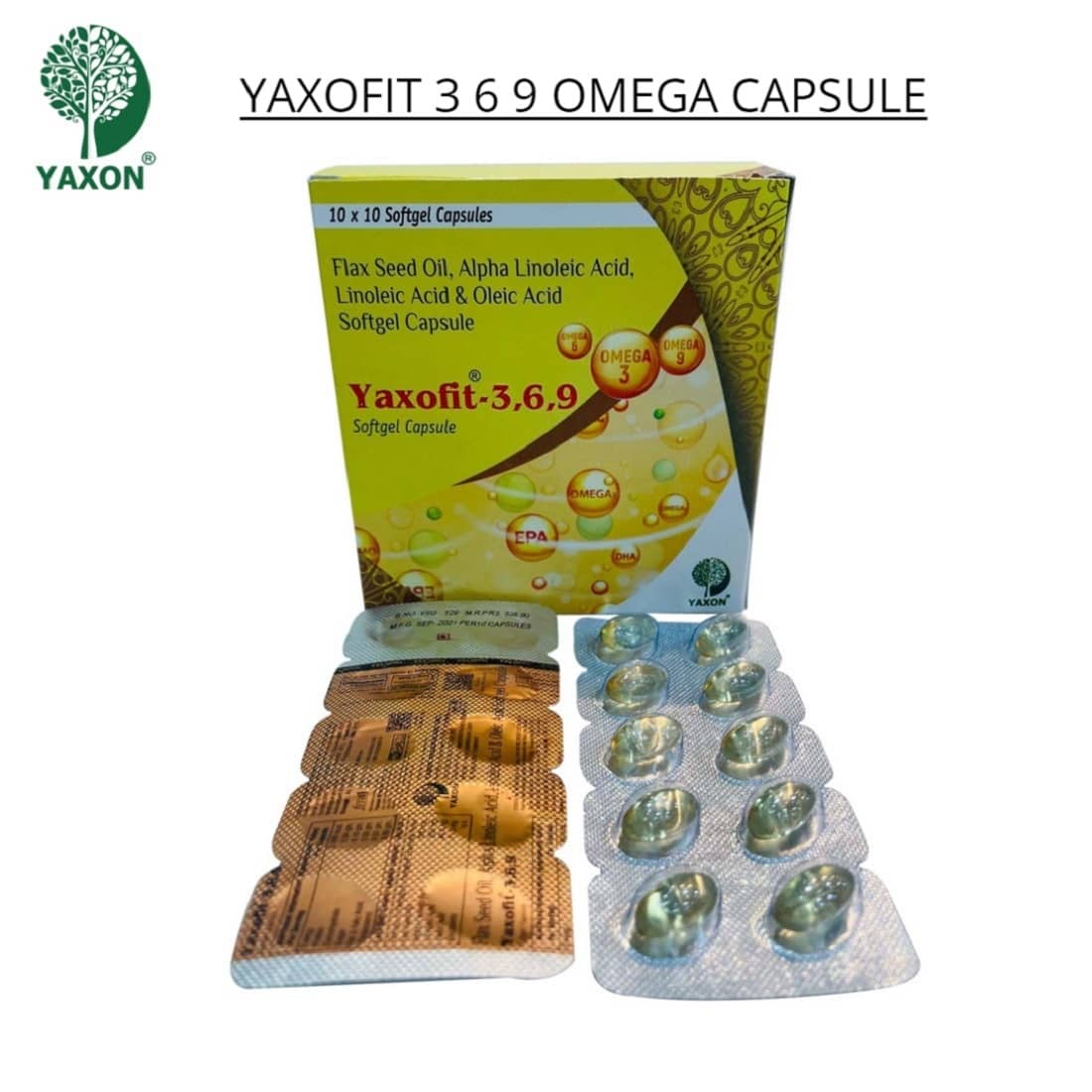 YAXON YAXOFIT 3,6,9 Softgel Capsules