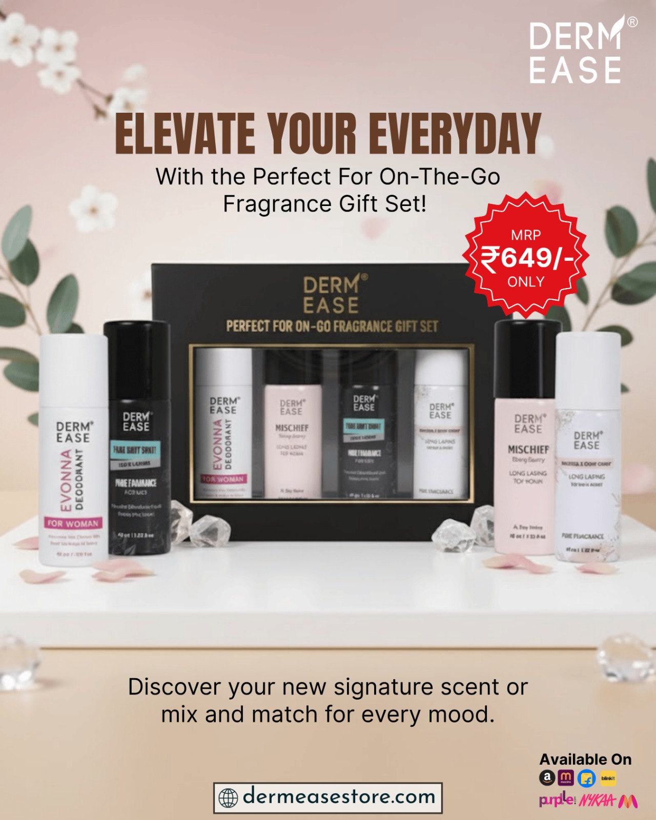 DERM EASE DEODORANT GIFT PACK